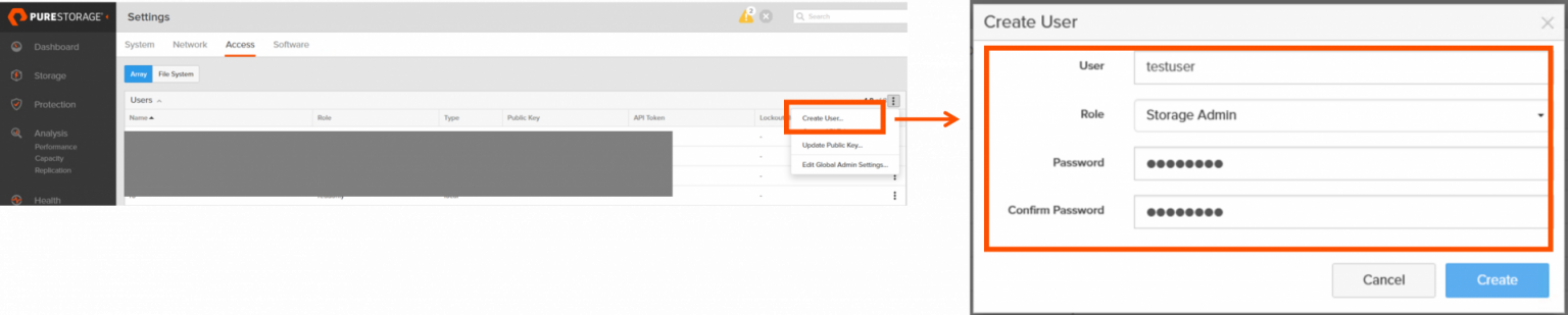 Pure Storage GUI・CLIのログイン方法やそのアクセスユーザ | 東京エレクトロンデバイス株式会社